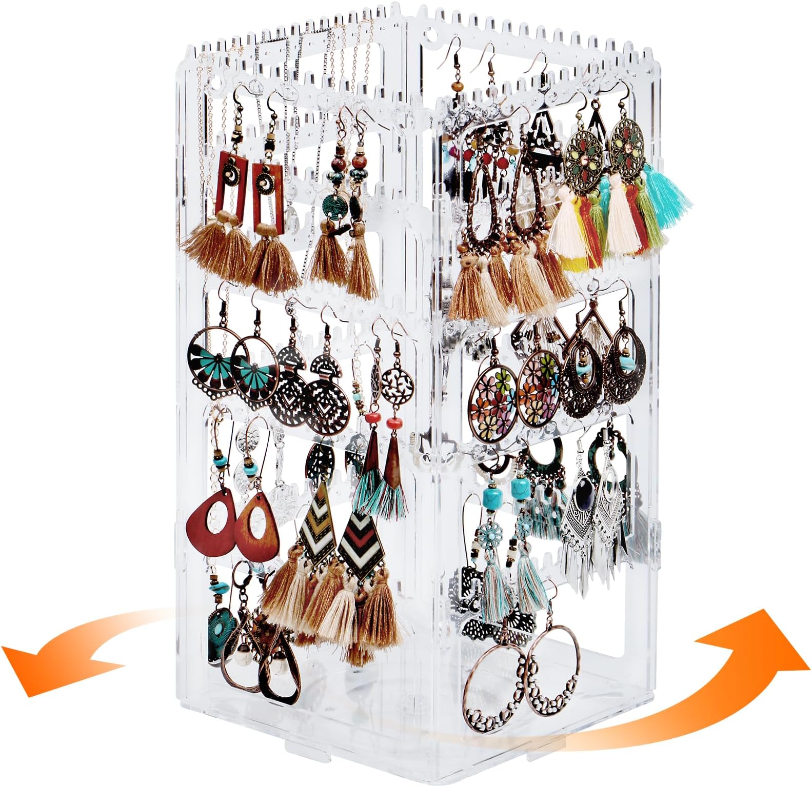 Amazon.com: Mocolo Earring Holder Stand, Earring Organizer Display ...