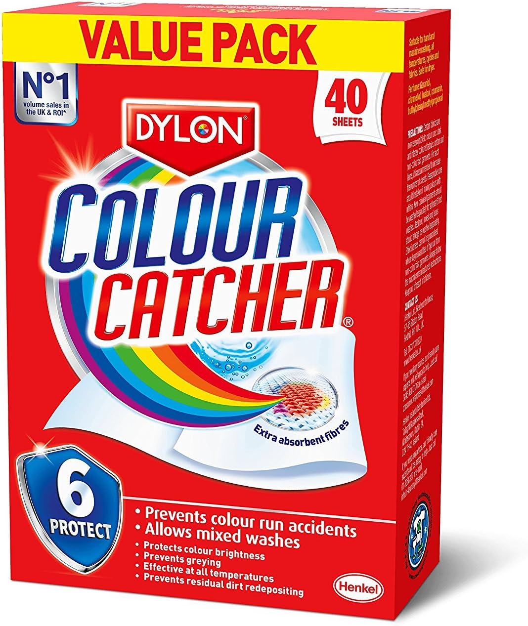 Dylon Colour Catcher Sheets 24 per pack by Dylon : Amazon.co.uk: Grocery