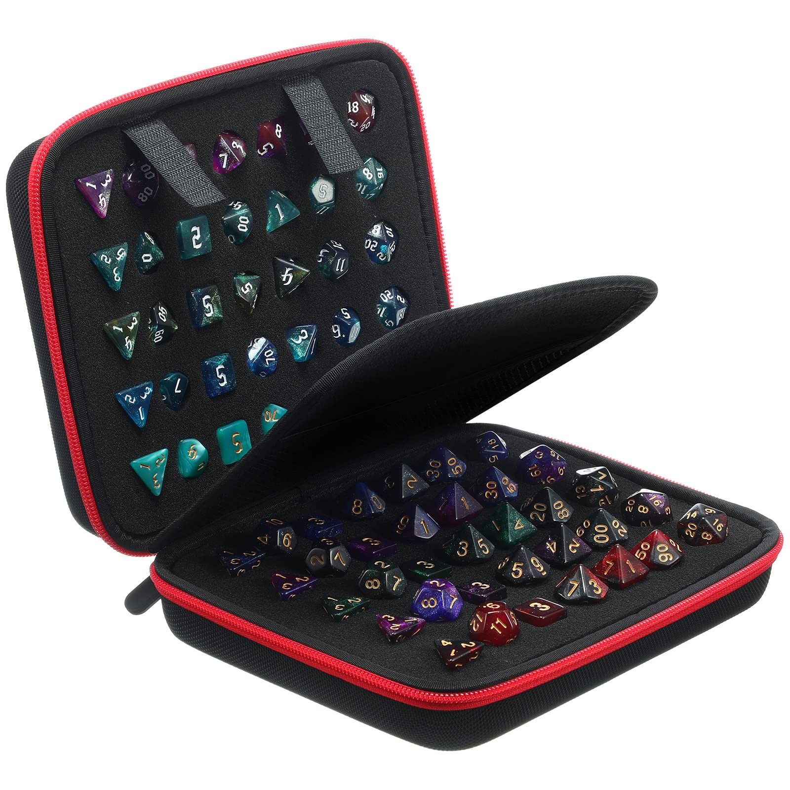 Amazon.com: Aoriher Dice Case with Removable Slotted Tray for Dice ...