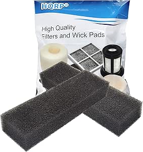 Amazon.com : HQRP 2-Pack Mechanical Foam Aquarium Filter Compatible ...