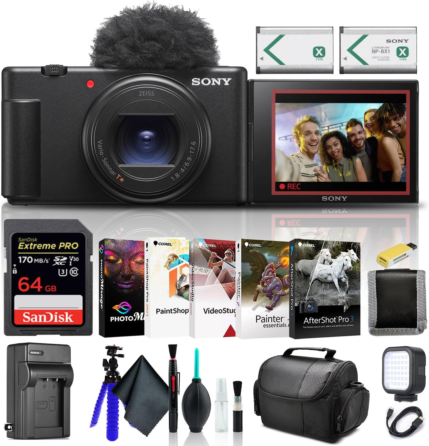 Amazon.com : Sony ZV-1 II Vlog Camera with 4K Video & 20.1MP for ...