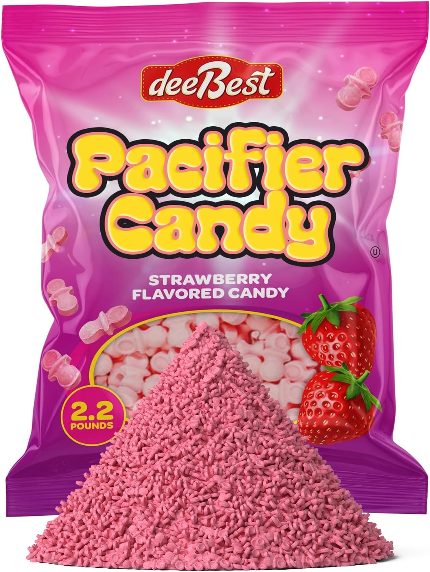 Amazon.com : SweetGourmet Oh Baby Pacifiers Candy | Fruit Flavored ...