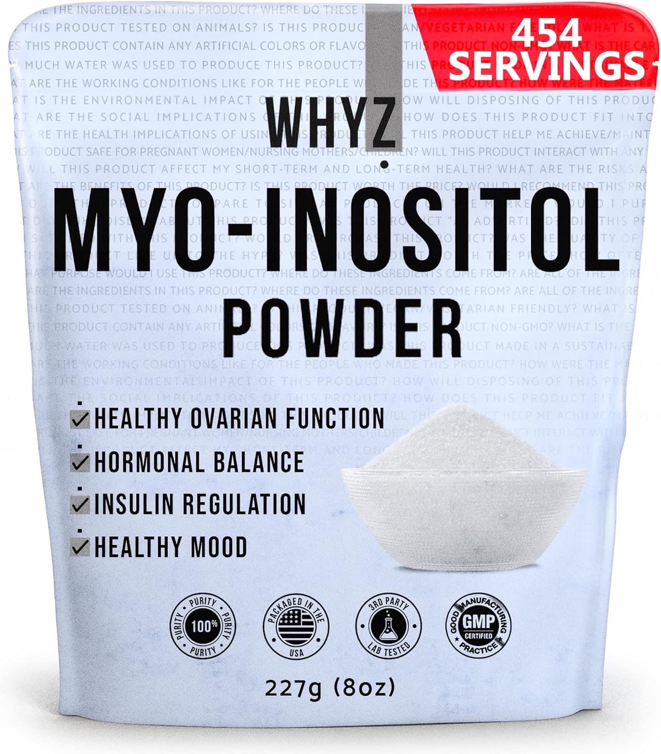 WHYZ Myo-Inositol Powder - Boost Cognitive South Africa | Ubuy