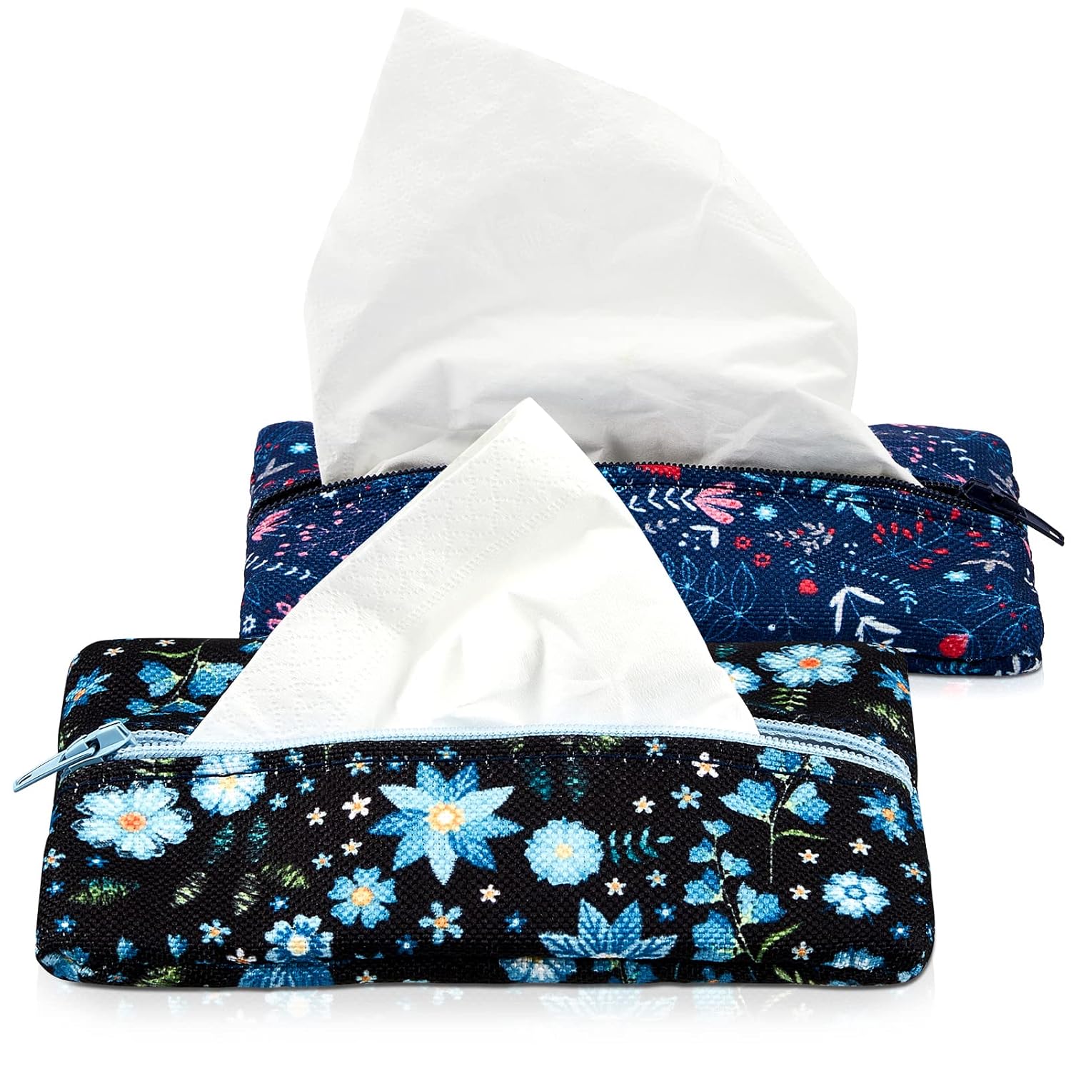 Amazon.com: Kigeli 2 Pieces Purse Tissue Holder Travel Tissue Pouch for ...