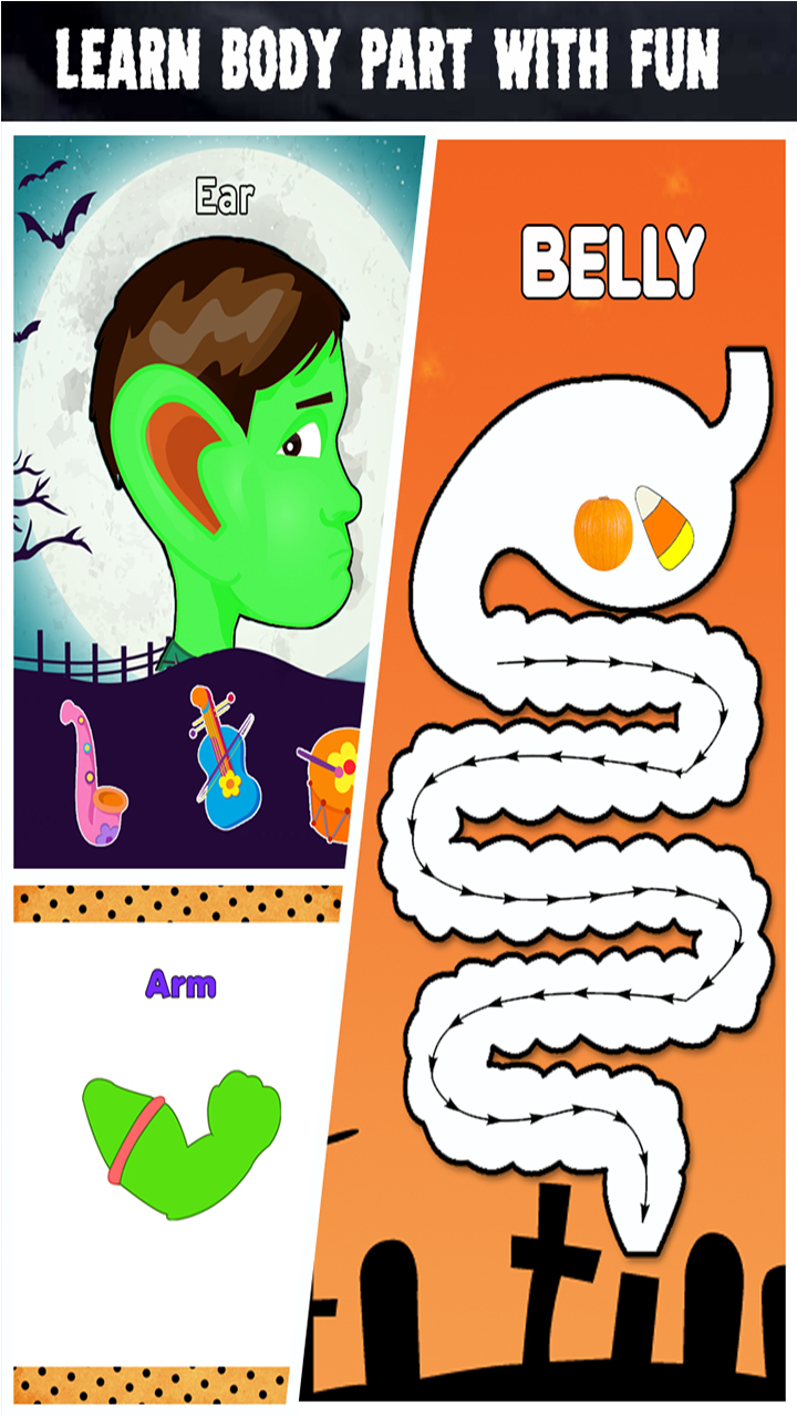 Monster Body Parts Esl