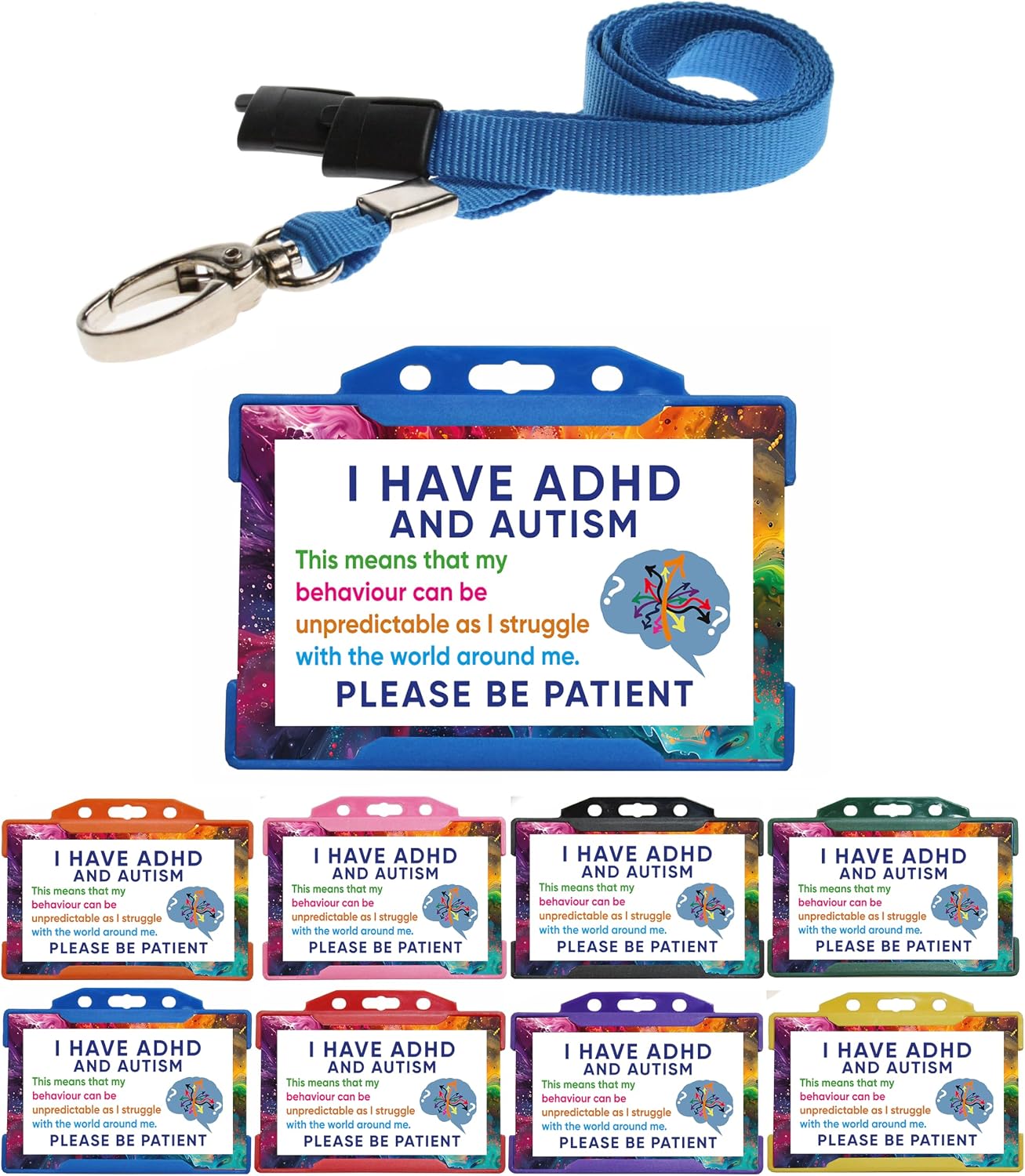 Hidden Disabilities for ADHD and Autism Hidden Disability Lanyard from ...