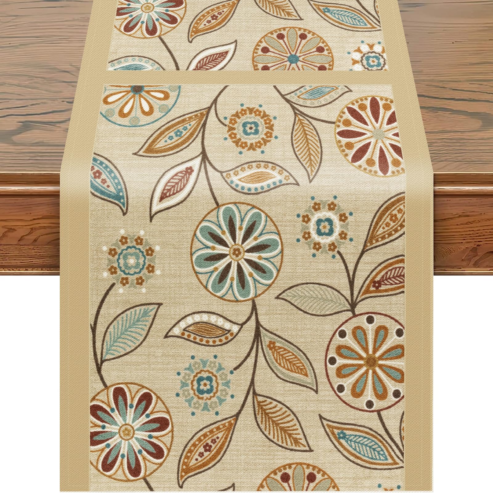 Amazon.com: Snycler Table Runner Boho Table Runners Vintage Elegant ...
