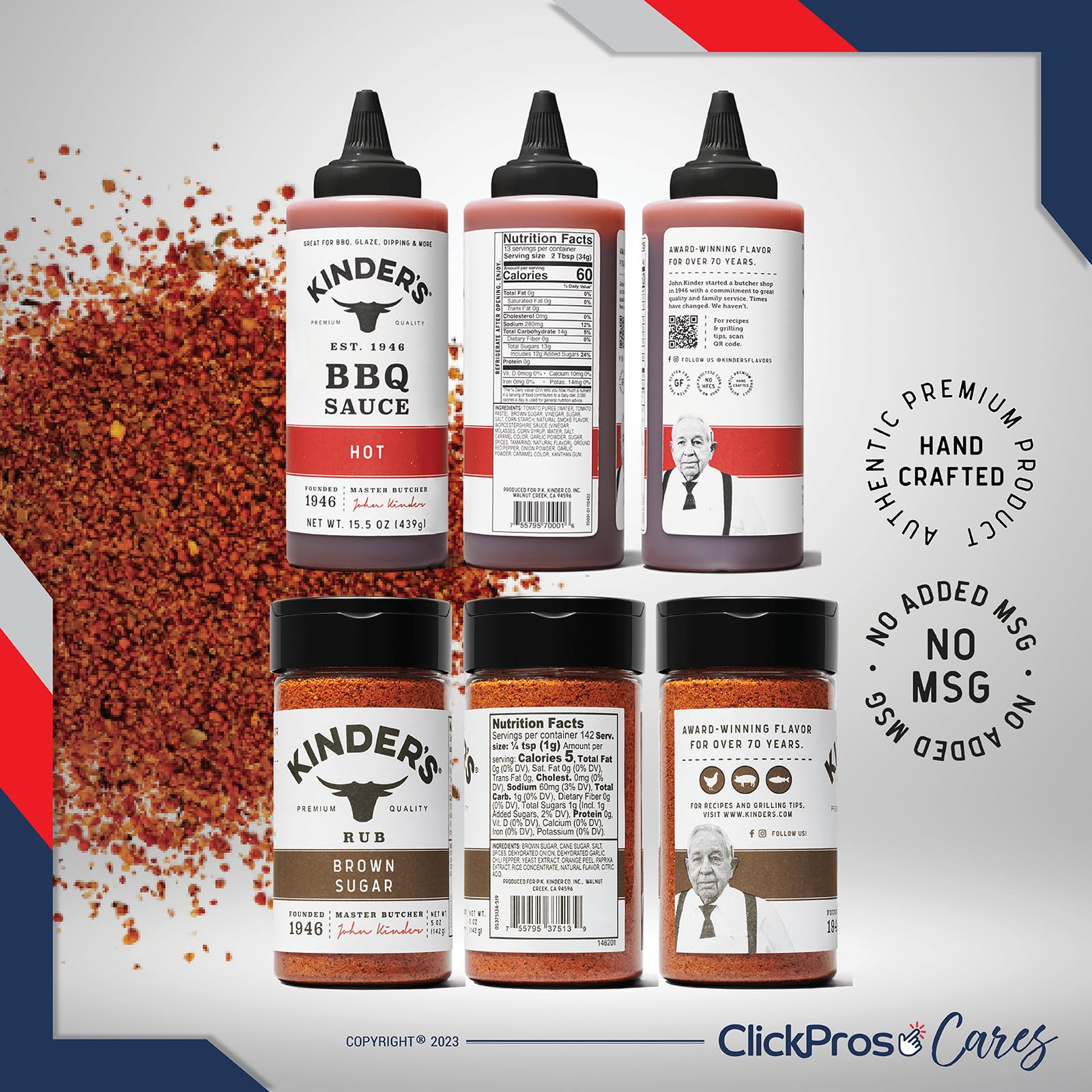 Snapklik.com : Kinders BBQ "Sweet Heat" Bundle
