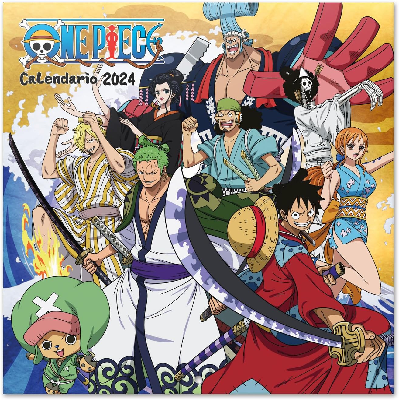 Grupo Erik Calendrier 2024 mural One Piece - Calendrier mural 2024 ...