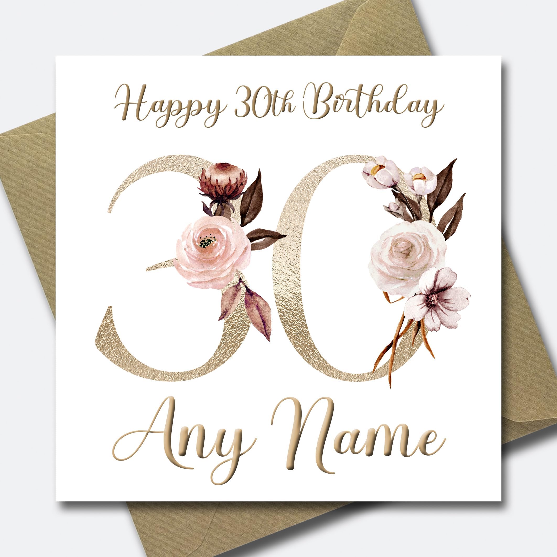 Personalised 30th Birthday Card - 30th Birthday Card for daughter ...