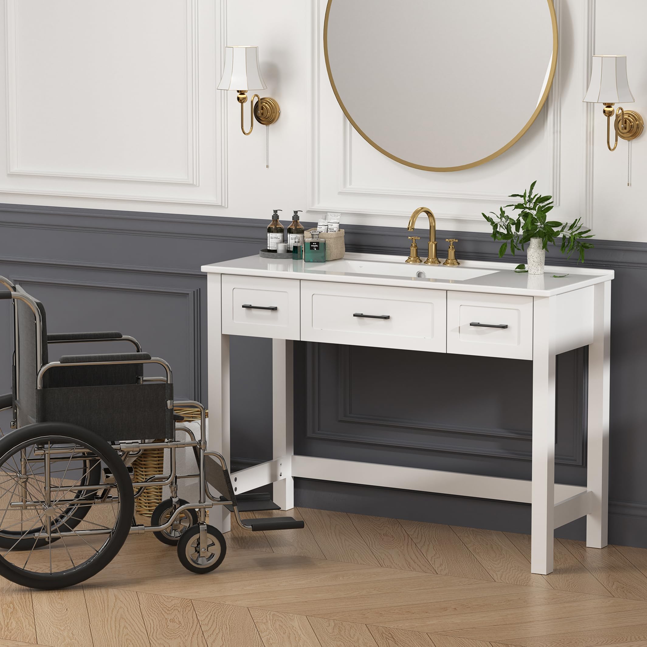 Wheelchair Accessible Bathroom Sink Vanity Make An ADA Compliant