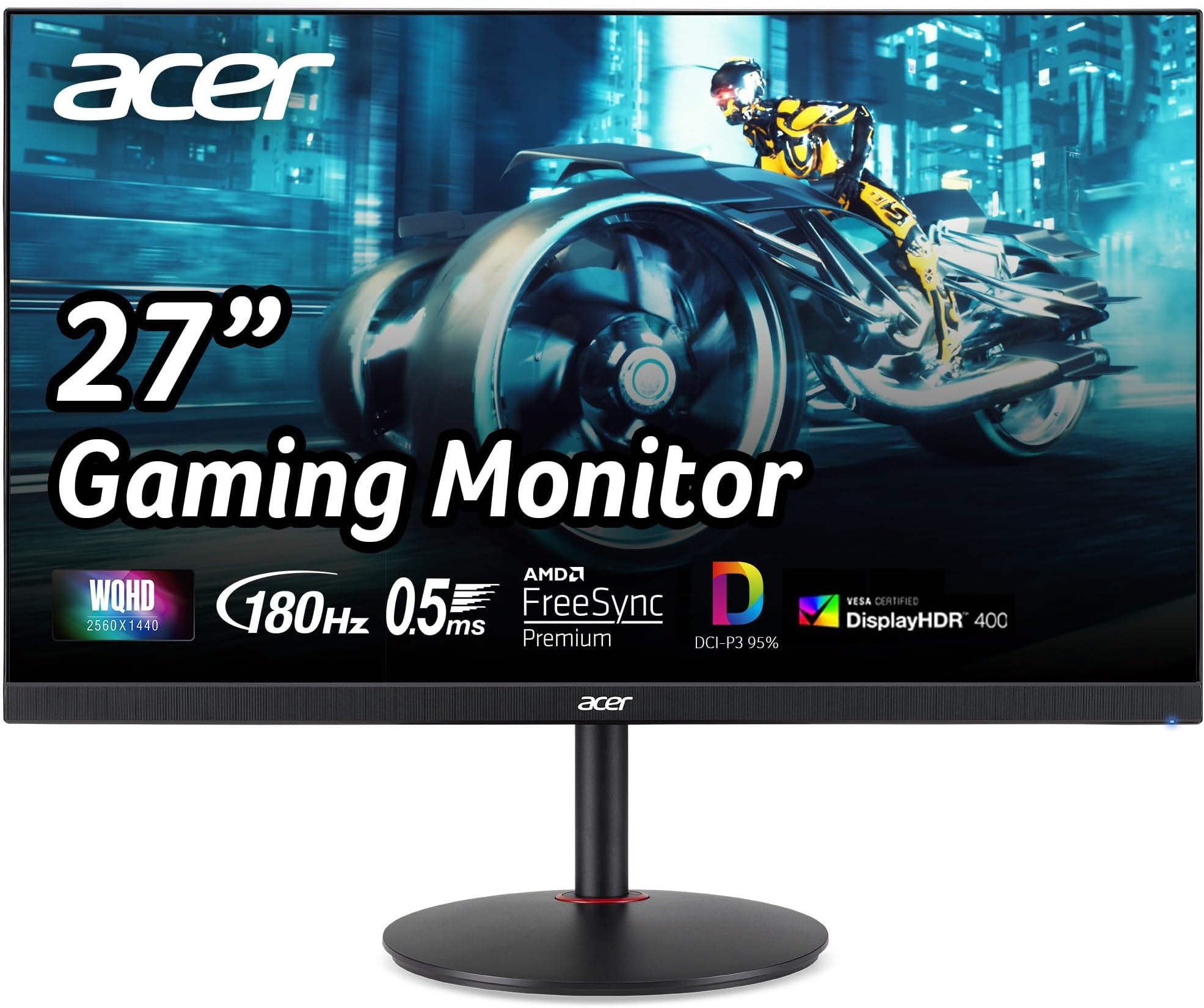 Amazon.com: Acer Nitro 27" WQHD 2560 x 1440 PC Gaming Monitor | AMD ...