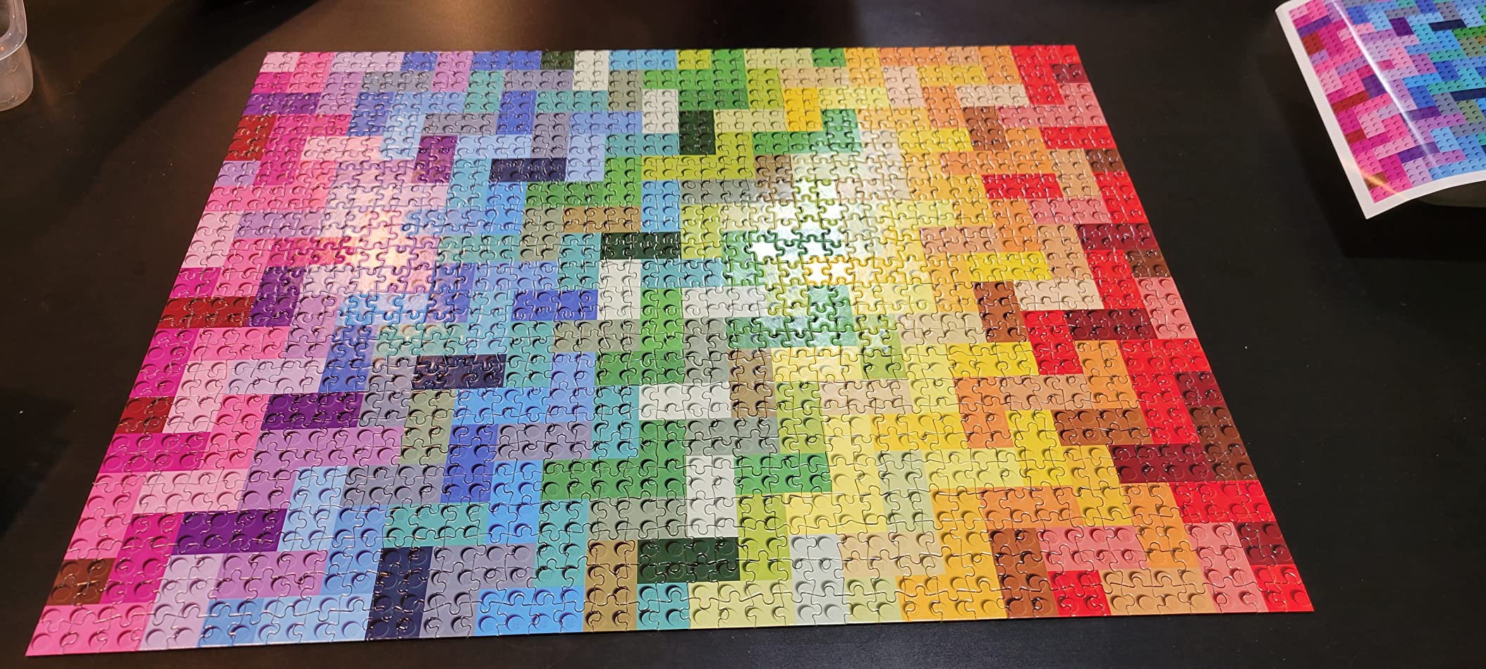 $3/mo - Finance LEGO Rainbow Bricks 1000 Piece Jigsaw Puzzle | Buy Now ...
