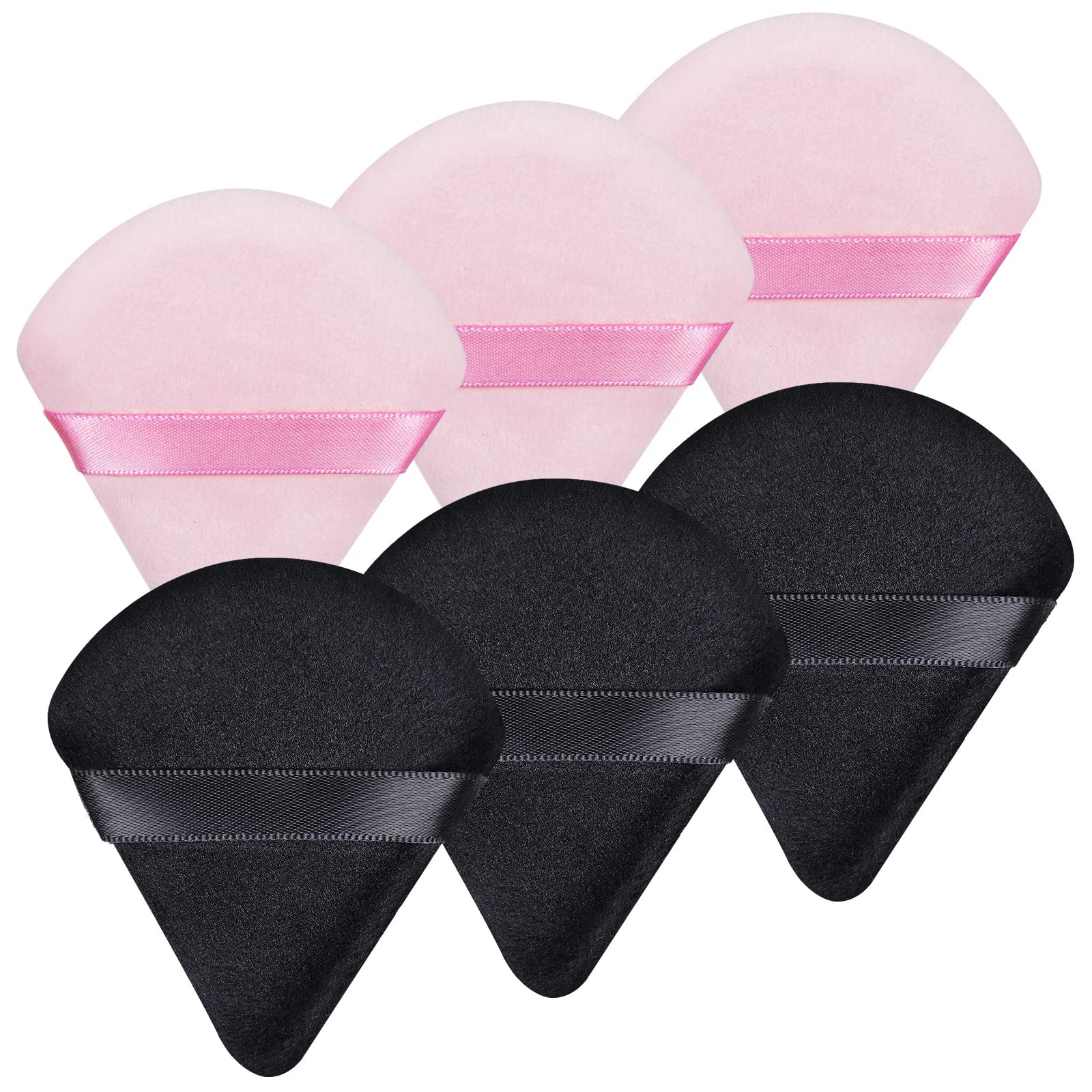 Amazon.com: 6Pcs Triangle Makeup Powder Puff for Face Powder Soft ...