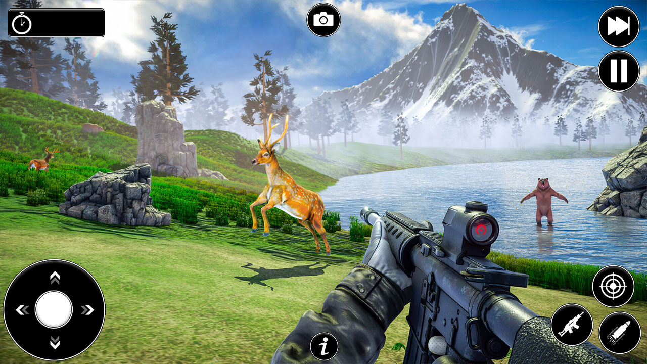 Wild Deer Hunting Animal Games 3D: Deer Hunter Wild Life Sniper ...