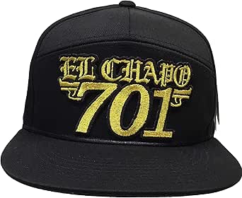 Mexico EL Chapo Guzman 701 hat Black Snapback The New Generation 7 ...