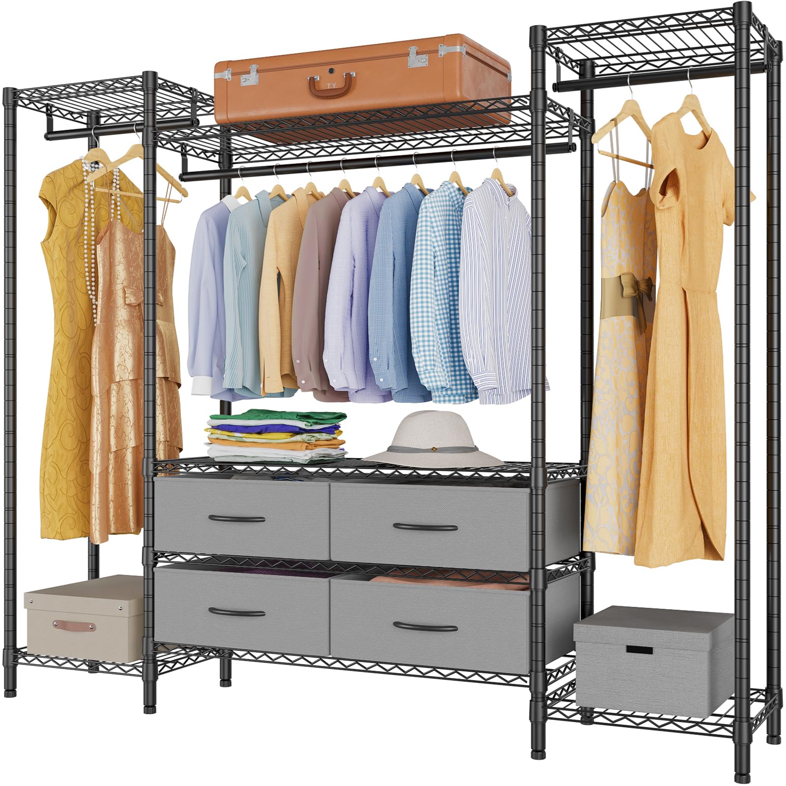 Buy VIPEK V20i Wire Garment Rack Heavy Duty Clothes Rack Metal Clothing ...