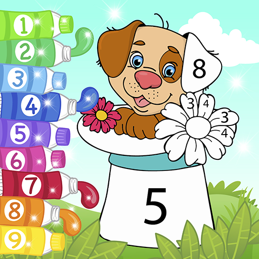 Kids Games: Color by Numbers - 子供向けパズルぬりえゲーム-Amazonアプリストアのアプリ