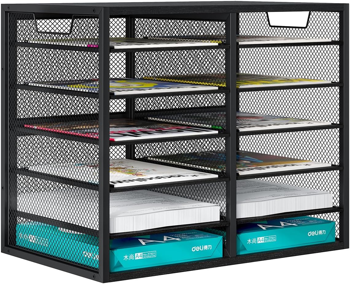 Amazon.com: PAG Adjustable Mail Sorter Organizer, Countertop Literature ...
