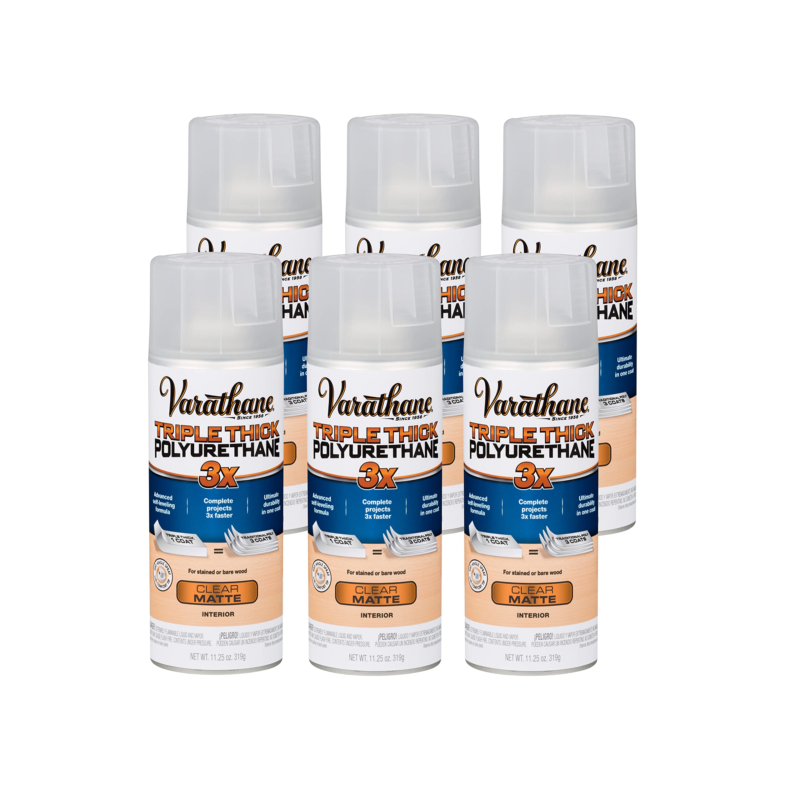 Snapklik.com : Varathane 318289-6PK Triple Thick Polyurethane Wood ...