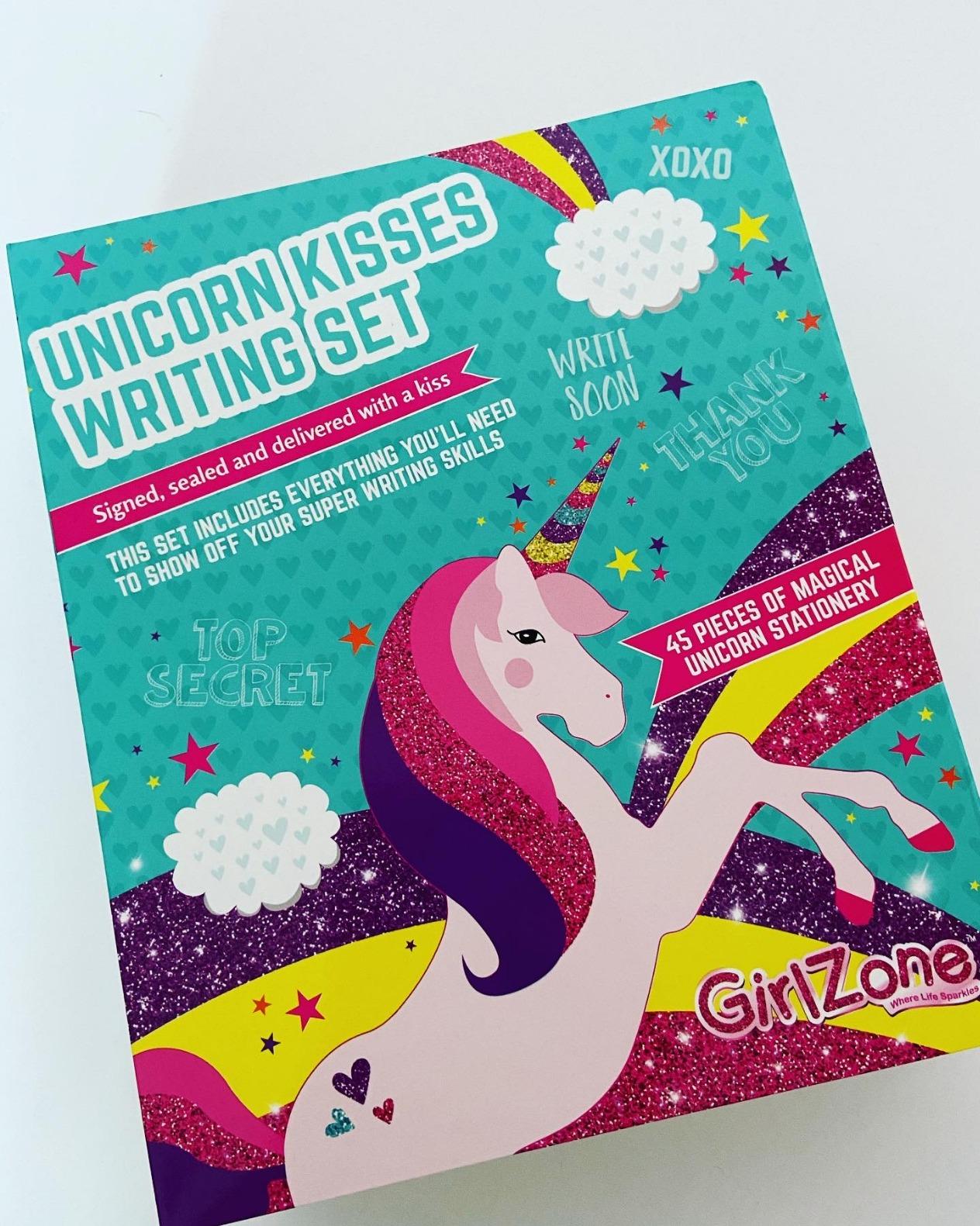 GirlZone: Unicorn Letter Writing Set For Girls, 45 Piece Stationery Set ...
