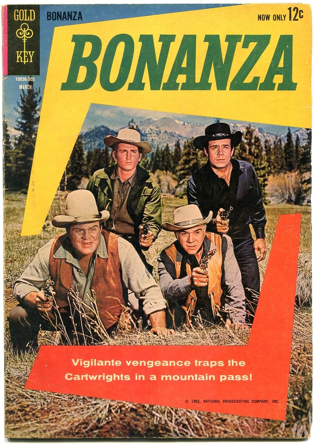 Amazon.com: Bonanza Comics #2 1963- Gold Key TV Western VG+ ...