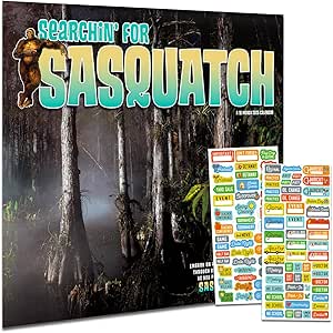 Amazon.com: Bigfoot Calendar 2025 - Deluxe 2025 Searching for Sasquatch Hidden Object Wall ...