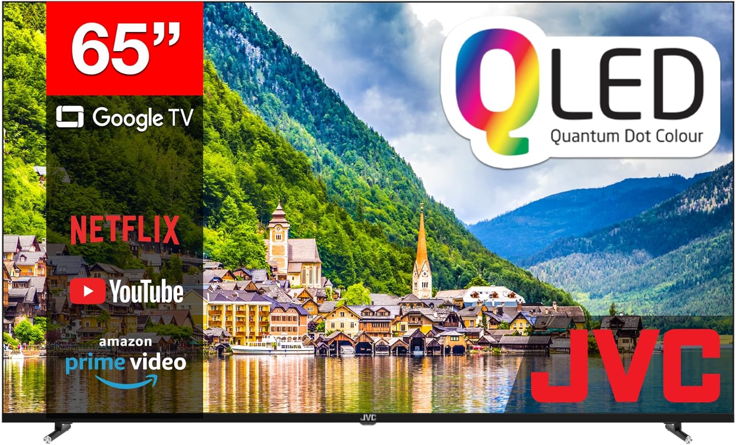 JVC 65" 4K QLED Google TV - AV-AQ657155A: TVs: Amazon.com.au