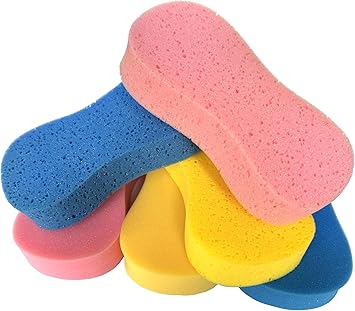 Amazon.com: 6-Pack Car Wash Sponges, Large Sponges, Colorful Extra ...