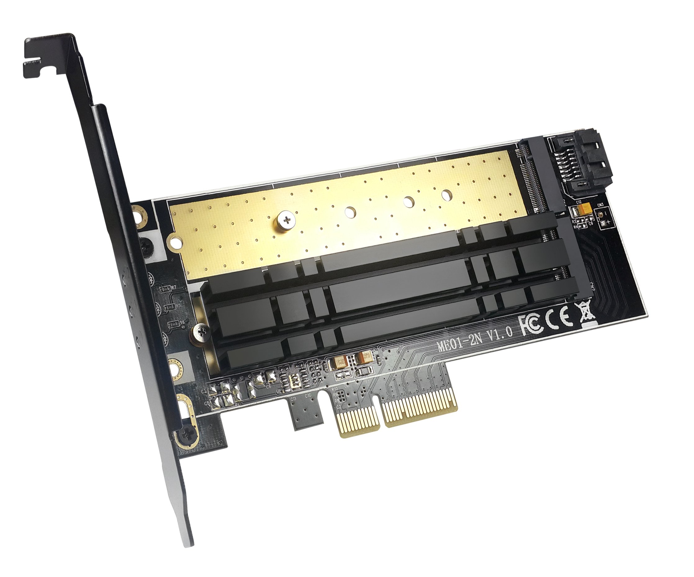 Snapklik.com : MICRO CONNECTORS M.2 NVMe + M.2 SATA 110mm SSD PCIe X4 ...