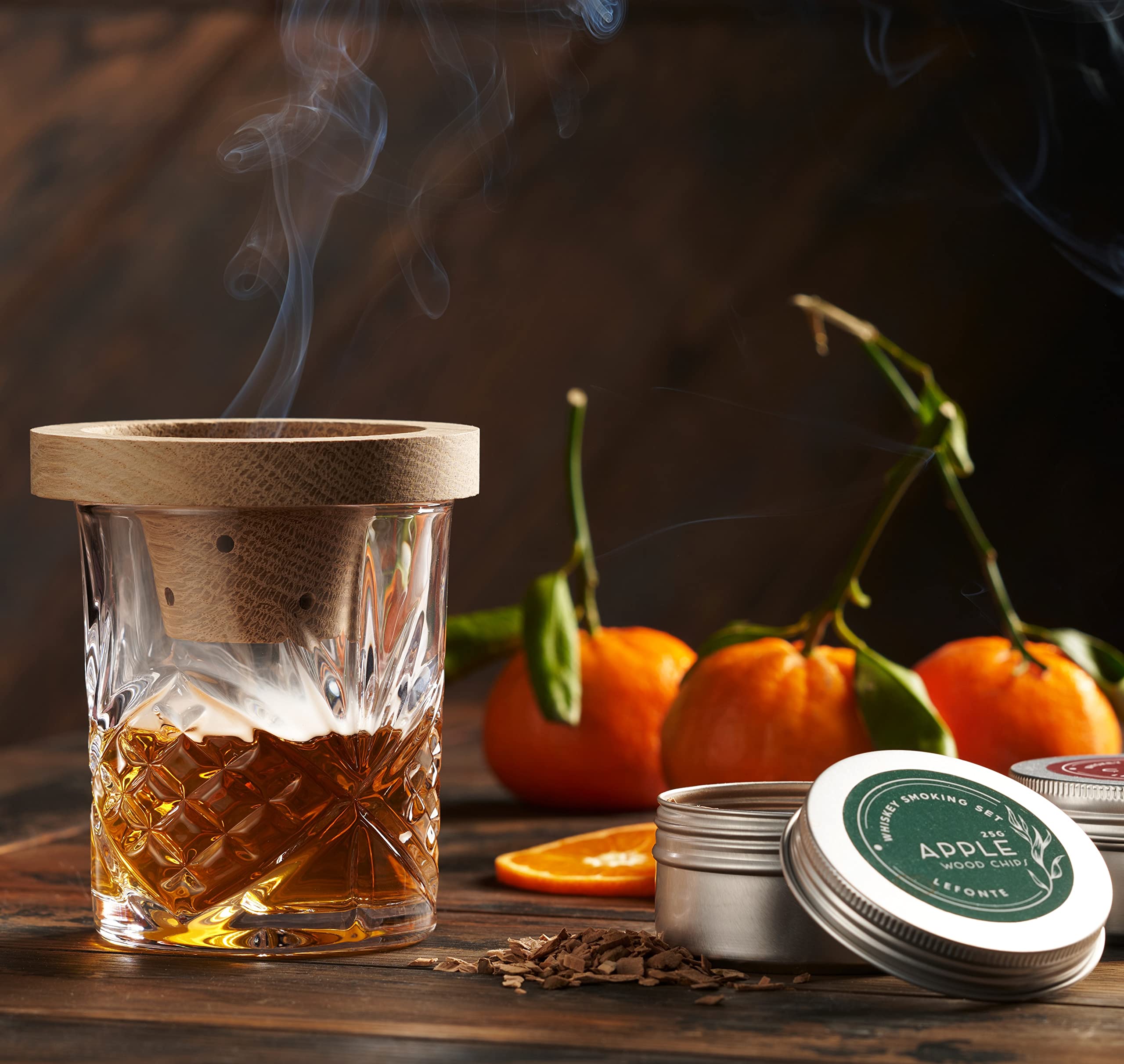 Snapklik.com : Lefonte Cocktail Smoker Kit, Whiskey Glasses Smoker Set ...