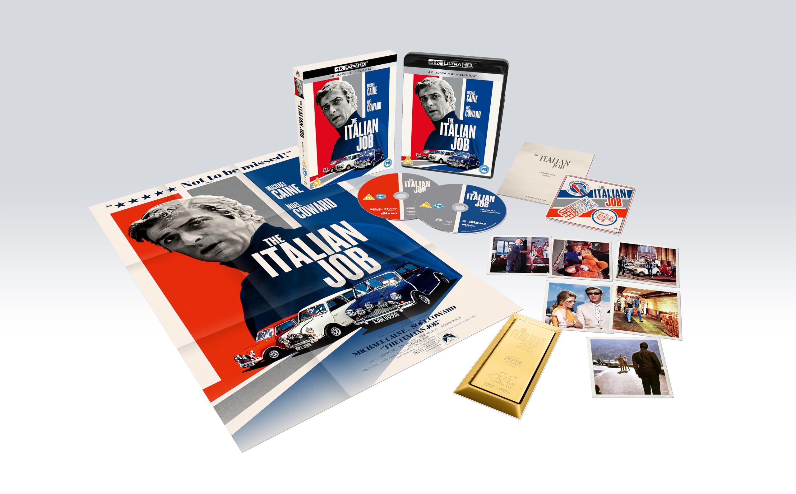 The Italian Job (1969) 55th Anniversary 4K Collector's Edition: Amazon ...