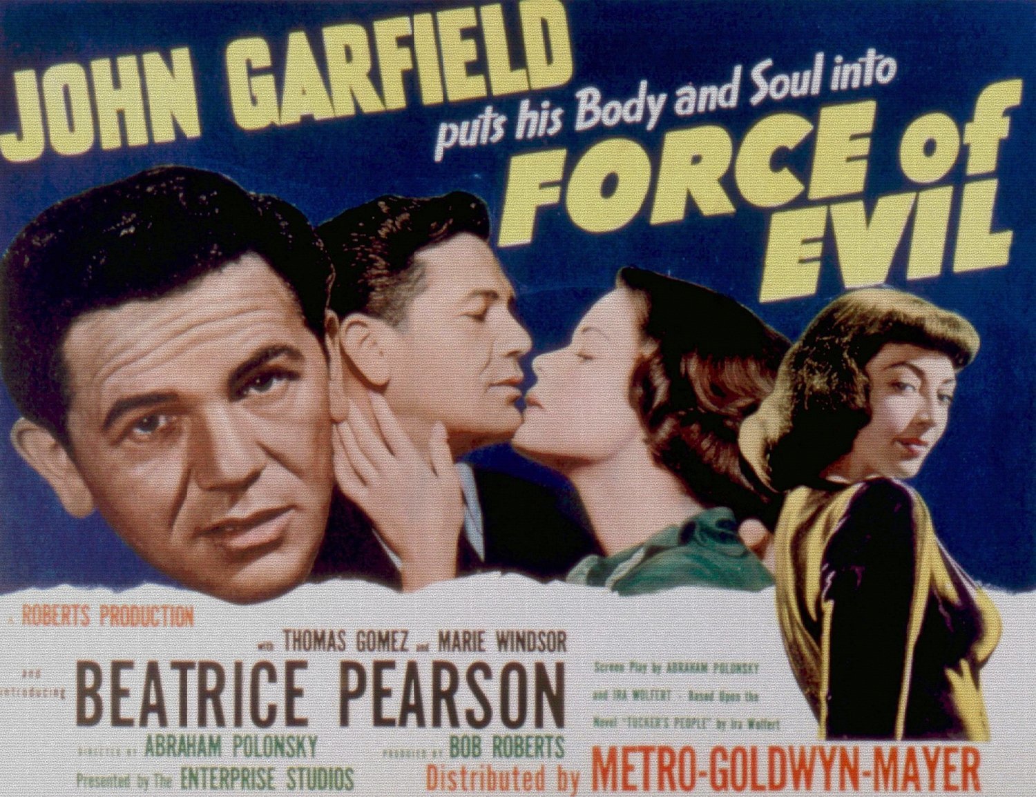 Beatrice Pearson Force Of Evil, John Garfield, Beatrice Pearson, Marie