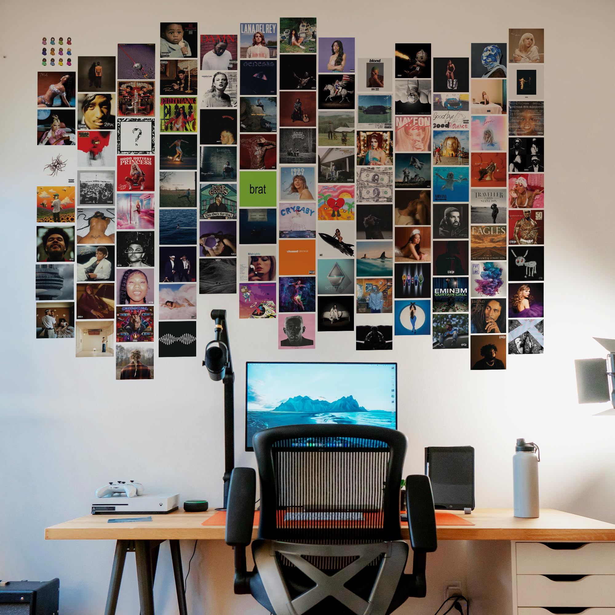 Amazon.com: crispy crafts 108 PCS Vintage Music Wall Collage Kit ...