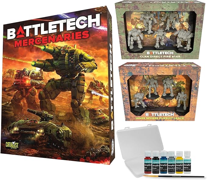 Amazon.com: Catalyst Game Labs : BattleTech - Mercenaries Box Bundle ...