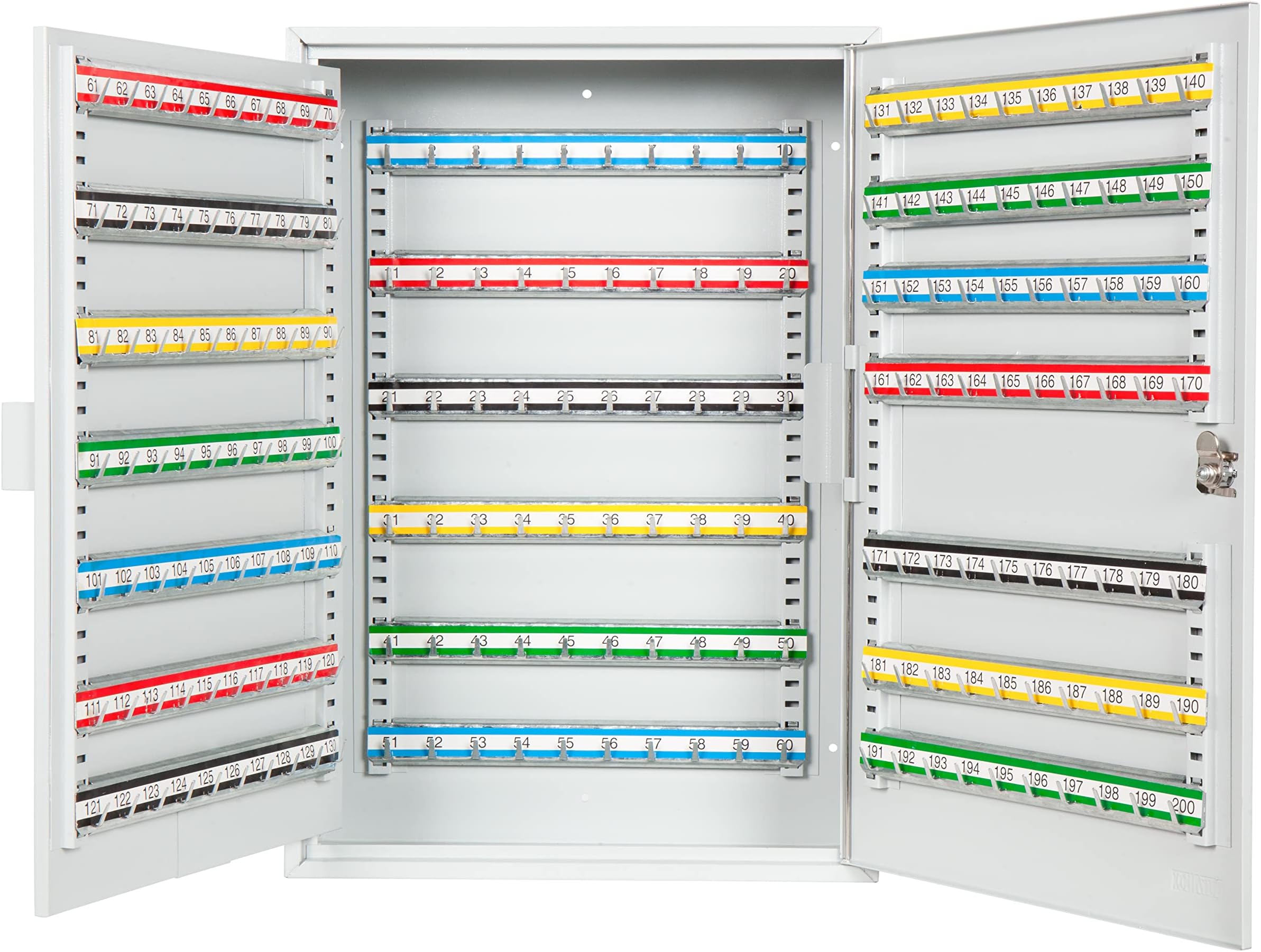 Amazon.com: Barska Large Wall Mount Key Cabinet with Key Lock Box Safe ...