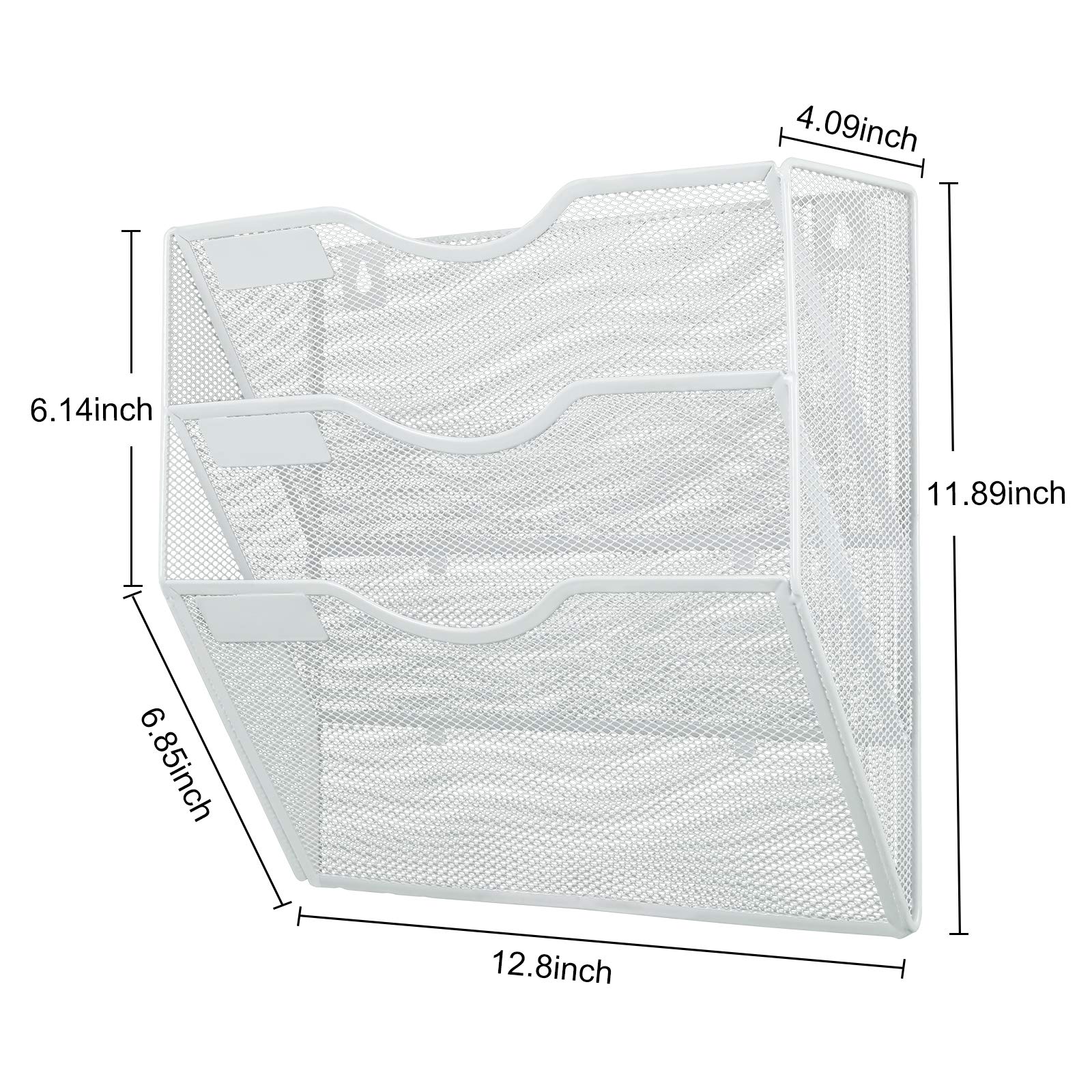 Snapklik.com : PAG Hanging Wall File Holder Mail Organizer Wall Mount ...