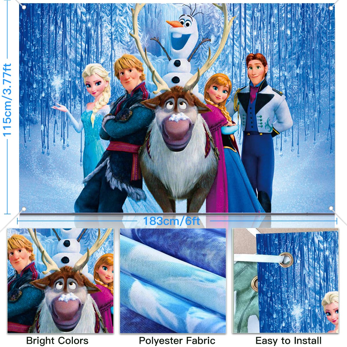 Feliz Cumpleaños Frozen Disney Saludo De Cumpleaños De Frozen