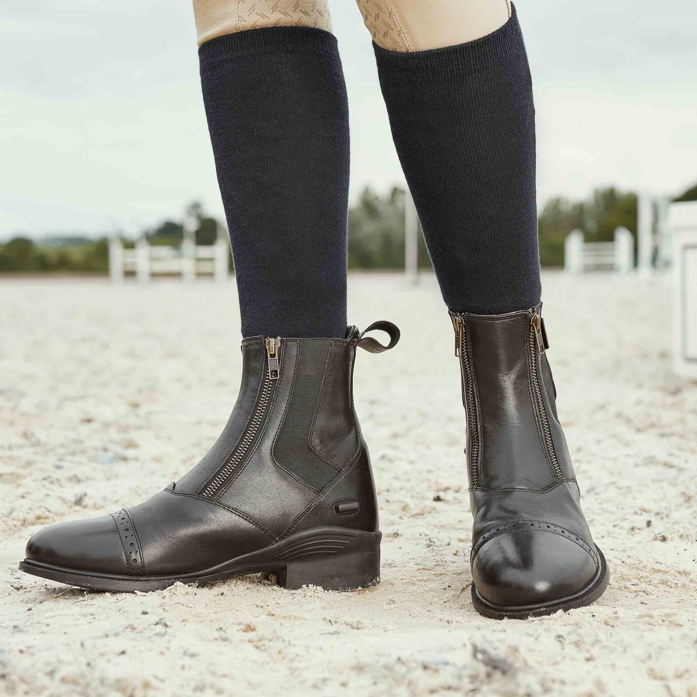Snapklik.com : Dublin Evolution Double Zip Front Paddock Boots