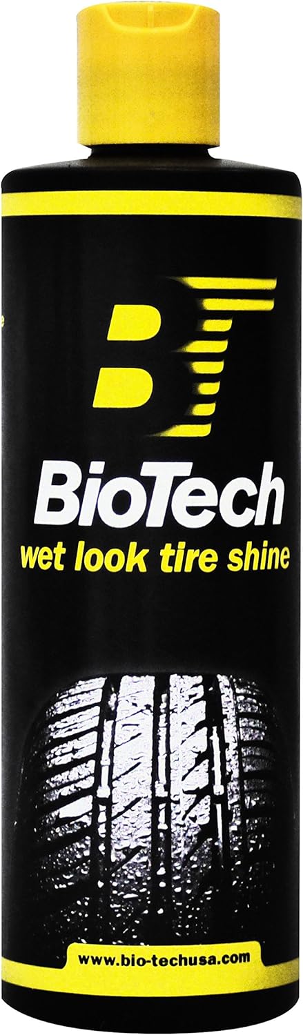 Amazon.com: BioTech Industries Wet Look Tire Shine, Silicone Based, Non ...