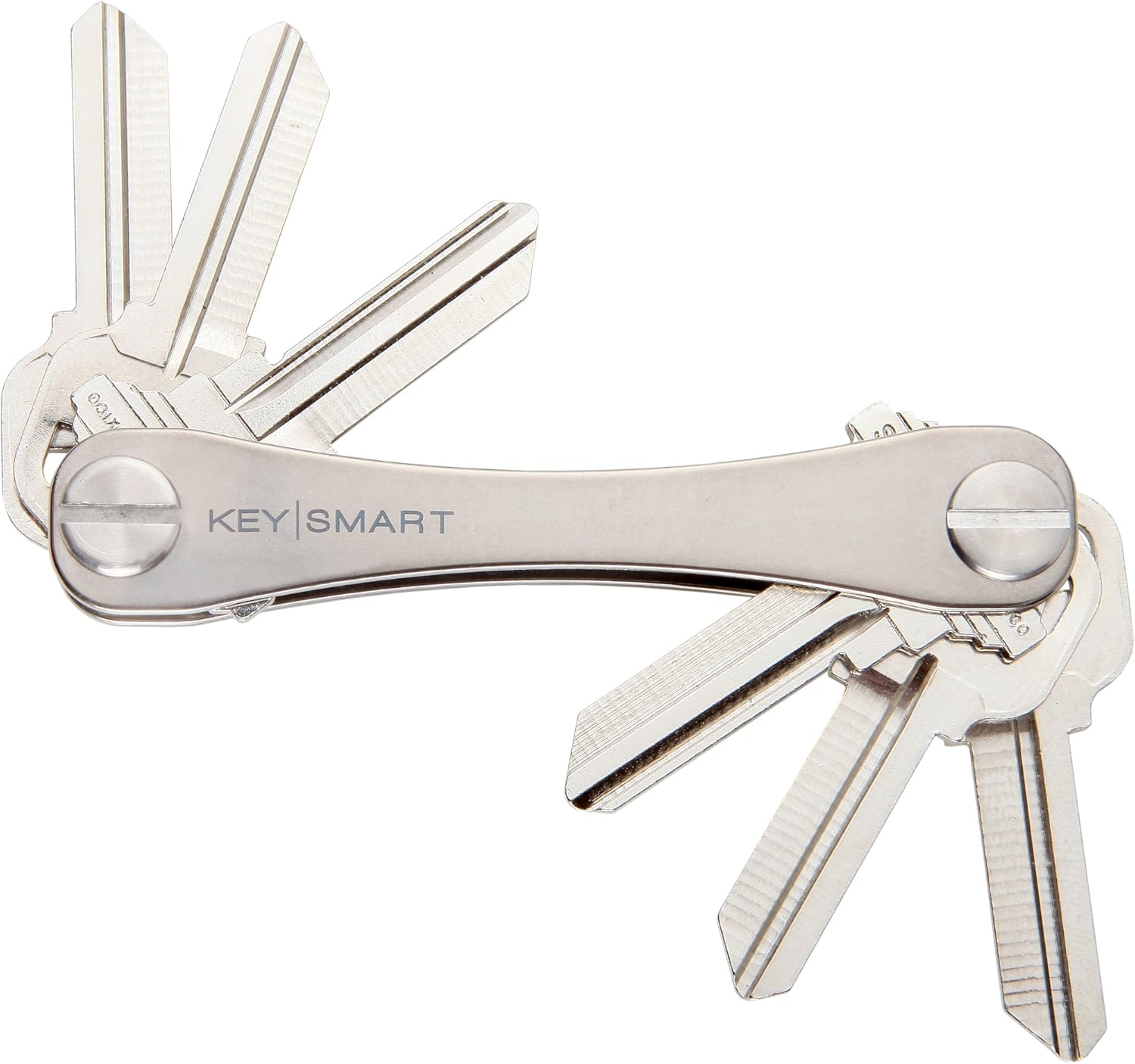 Keysmart Titanium Premium Compact Key Organiser - Titanium, Std ...