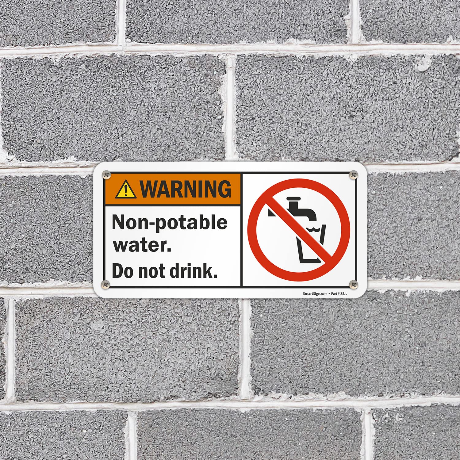 No Drinking Water Sign