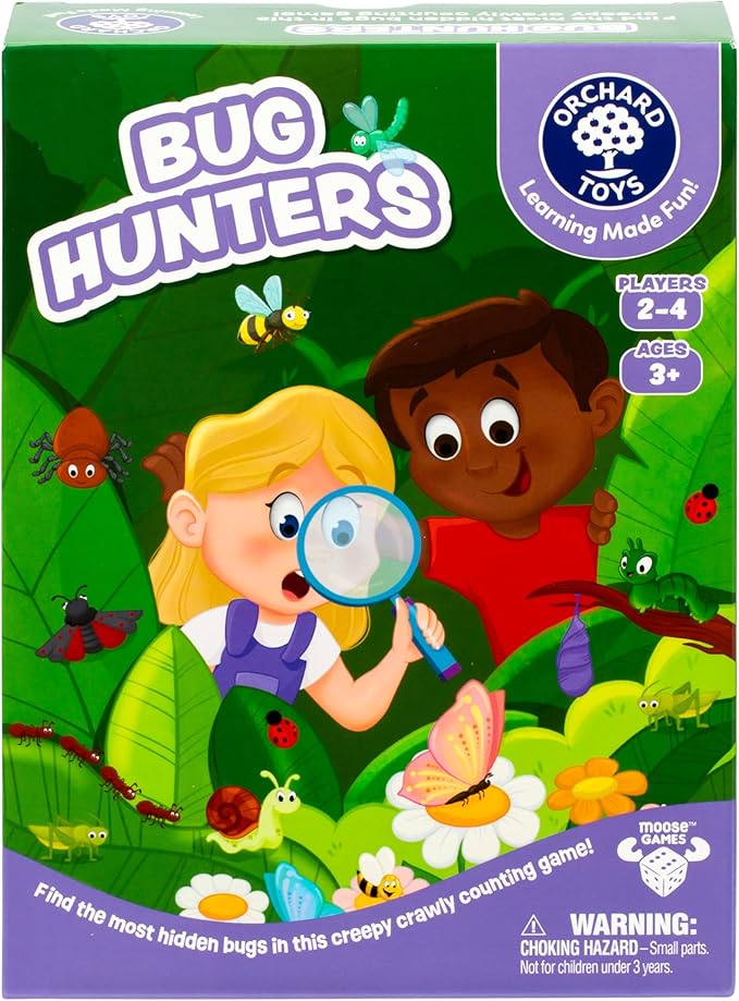 Amazon.com: ORCHARD TOYS Bug Hunters Game, Learn Counting and ...