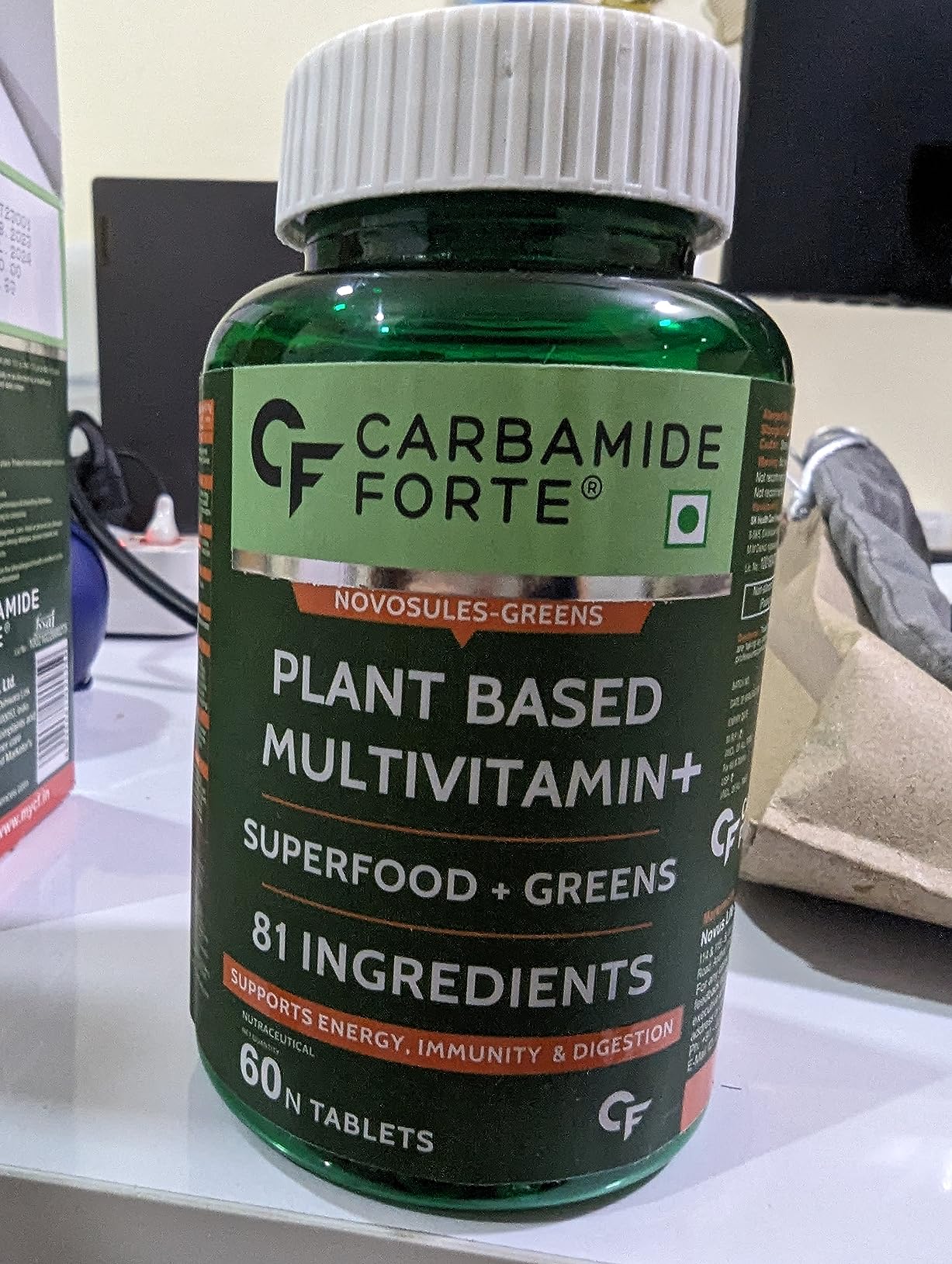 Buy Carbamide Forte Plant Based Multivitamin Tablets (60 Veg Tablets ...