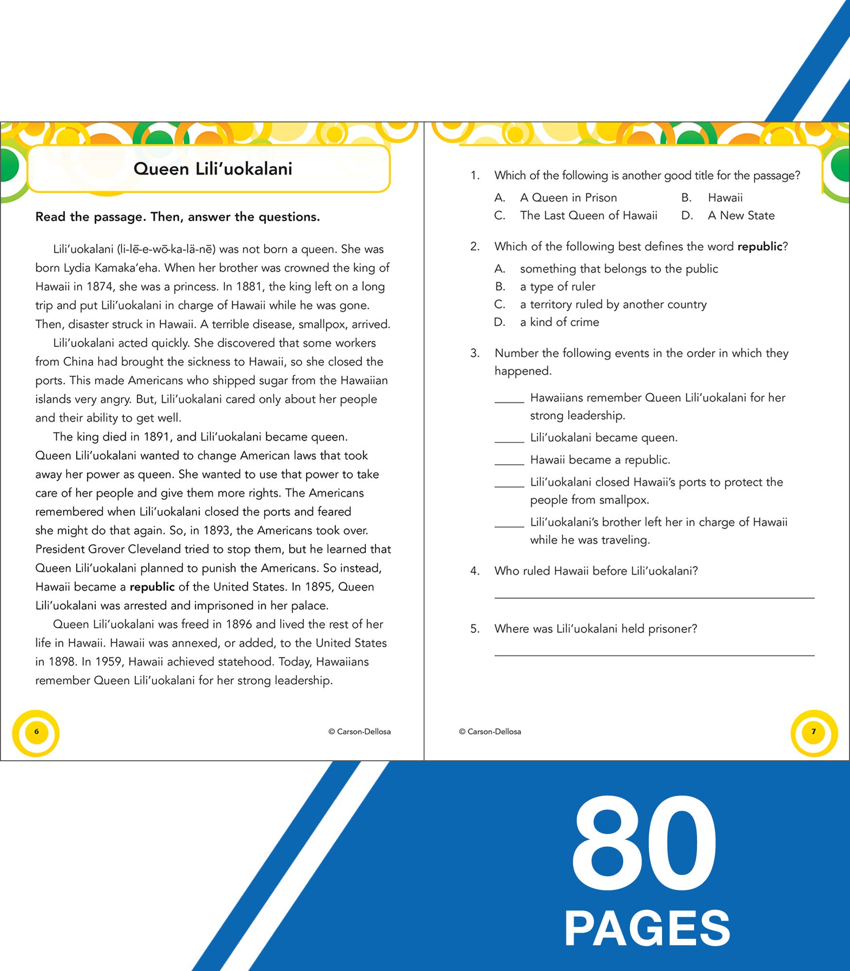 Snapklik.com : Carson Dellosa Skill Builders Reading Comprehension ...