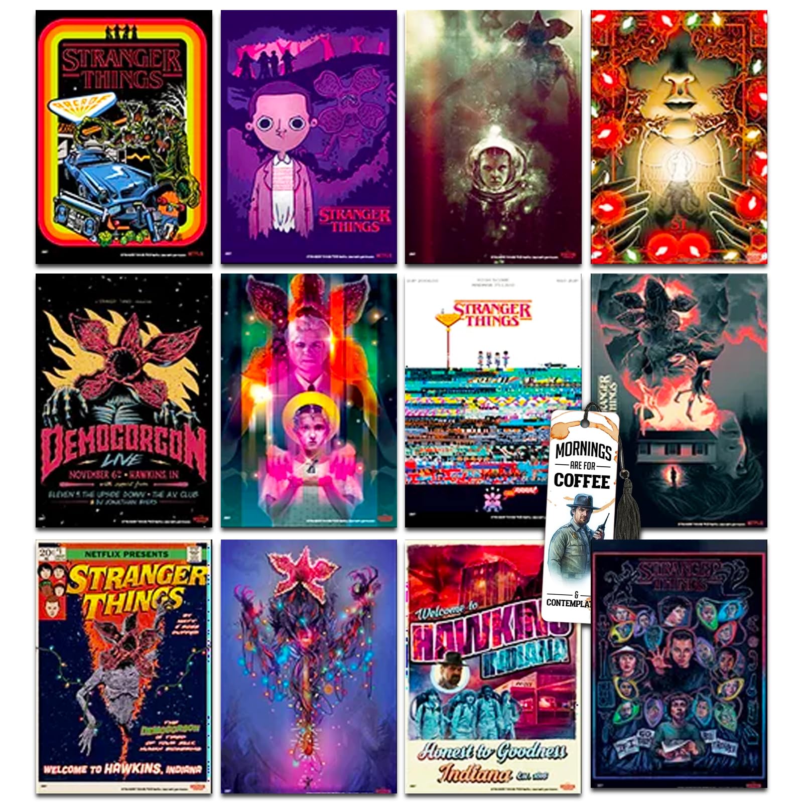 Snapklik.com : Screen Legends Stranger Things Mini Posters - 12 Count