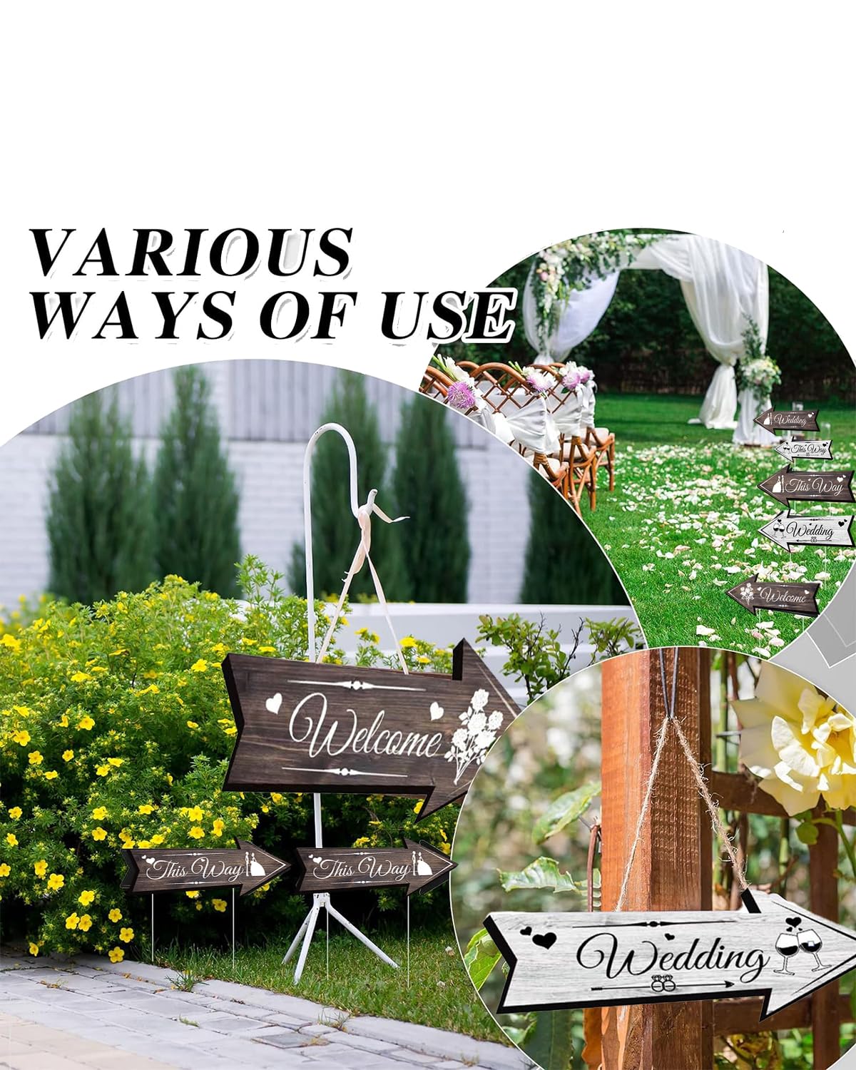 Snapklik.com : Wedding Directional Road Sign