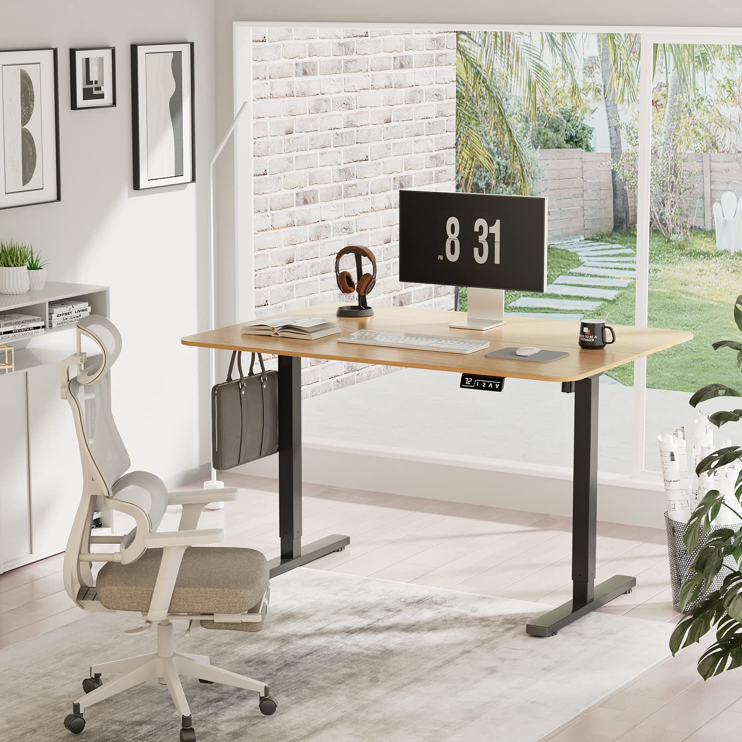 Snapklik.com : YESHOMY Height Adjustable Electric Standing Desk