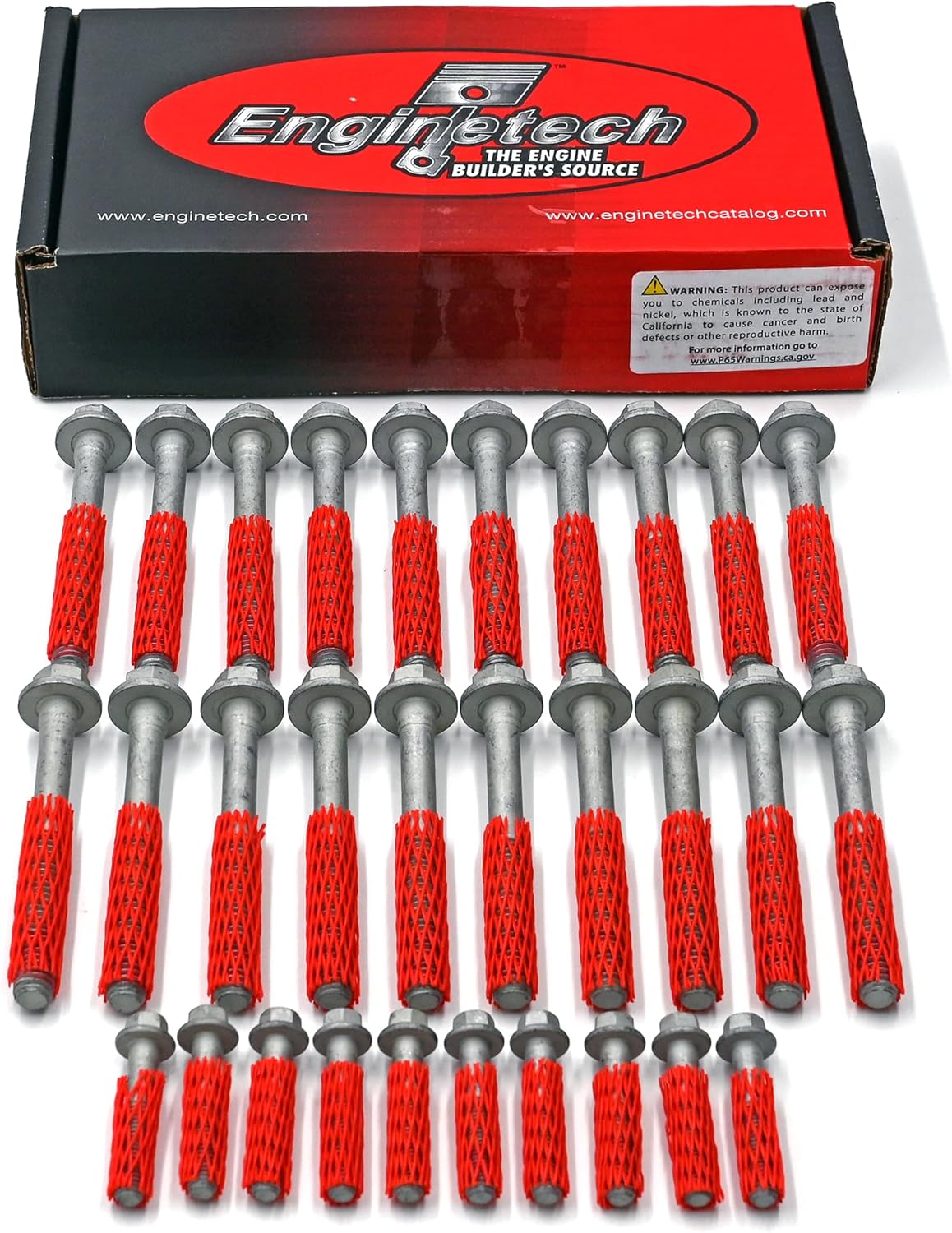 Amazon.com: ENGINETECH HBK288 Premium Head Bolts FITS: 2007-2014 ...