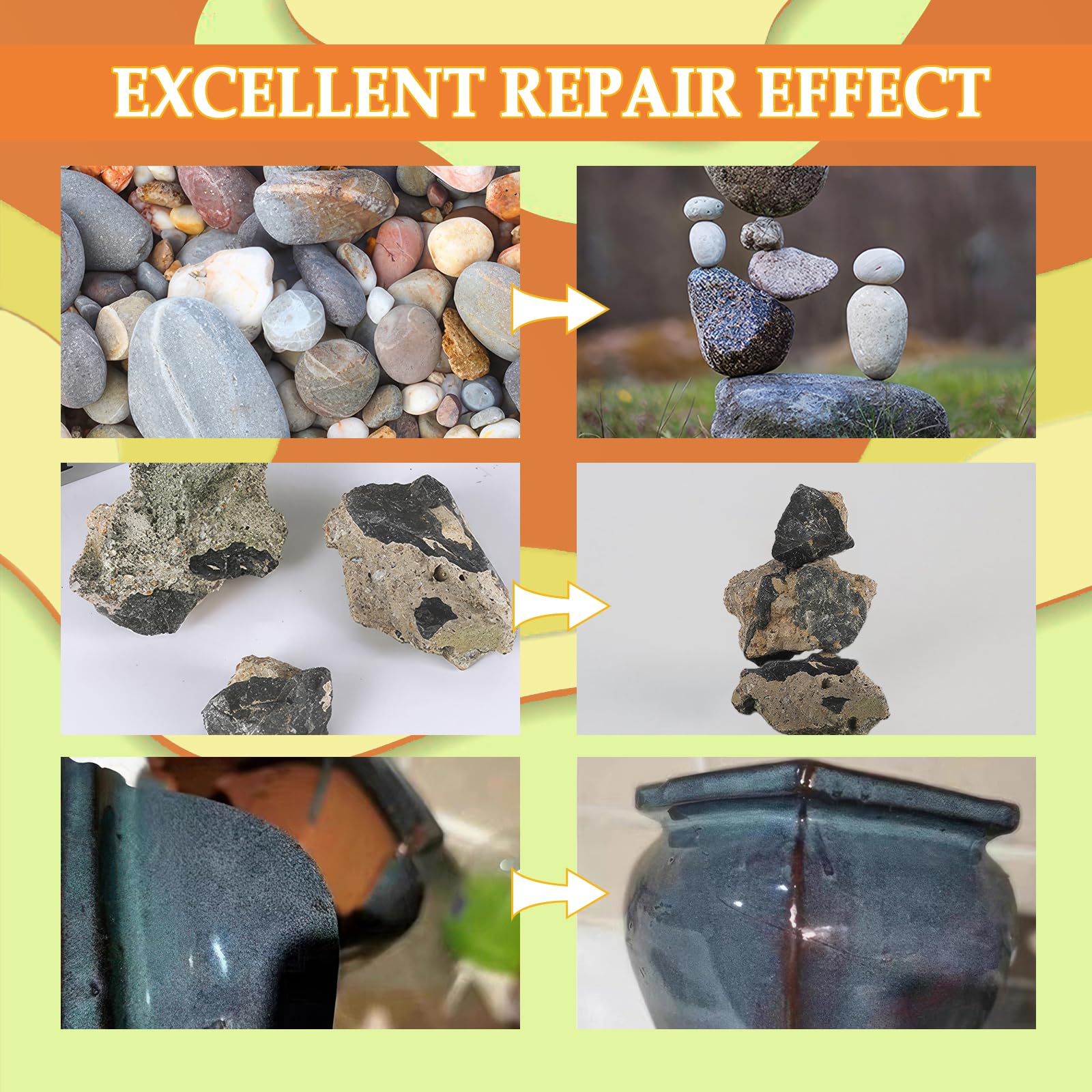 Snapklik.com : 30g Stone Glue, Clear Waterproof Marble Glue, Stone To ...